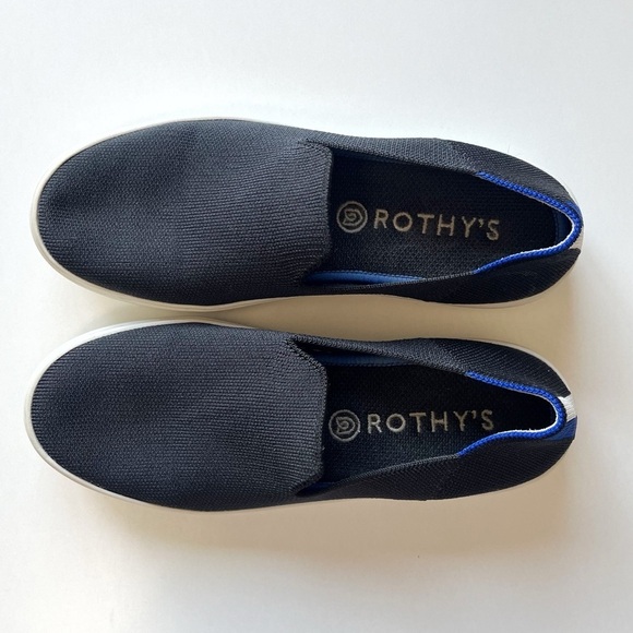 Rothy's | Shoes | Rothys The Original Slip On Sneaker Black Solid ...